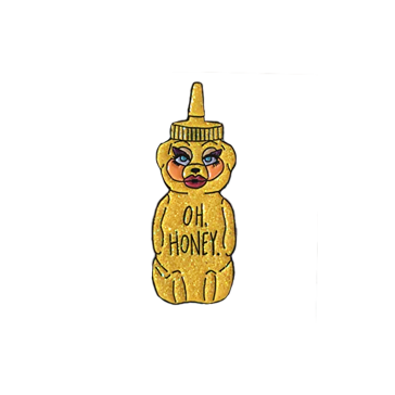 Oh Honey Enamel Pin – Songbird Boutique