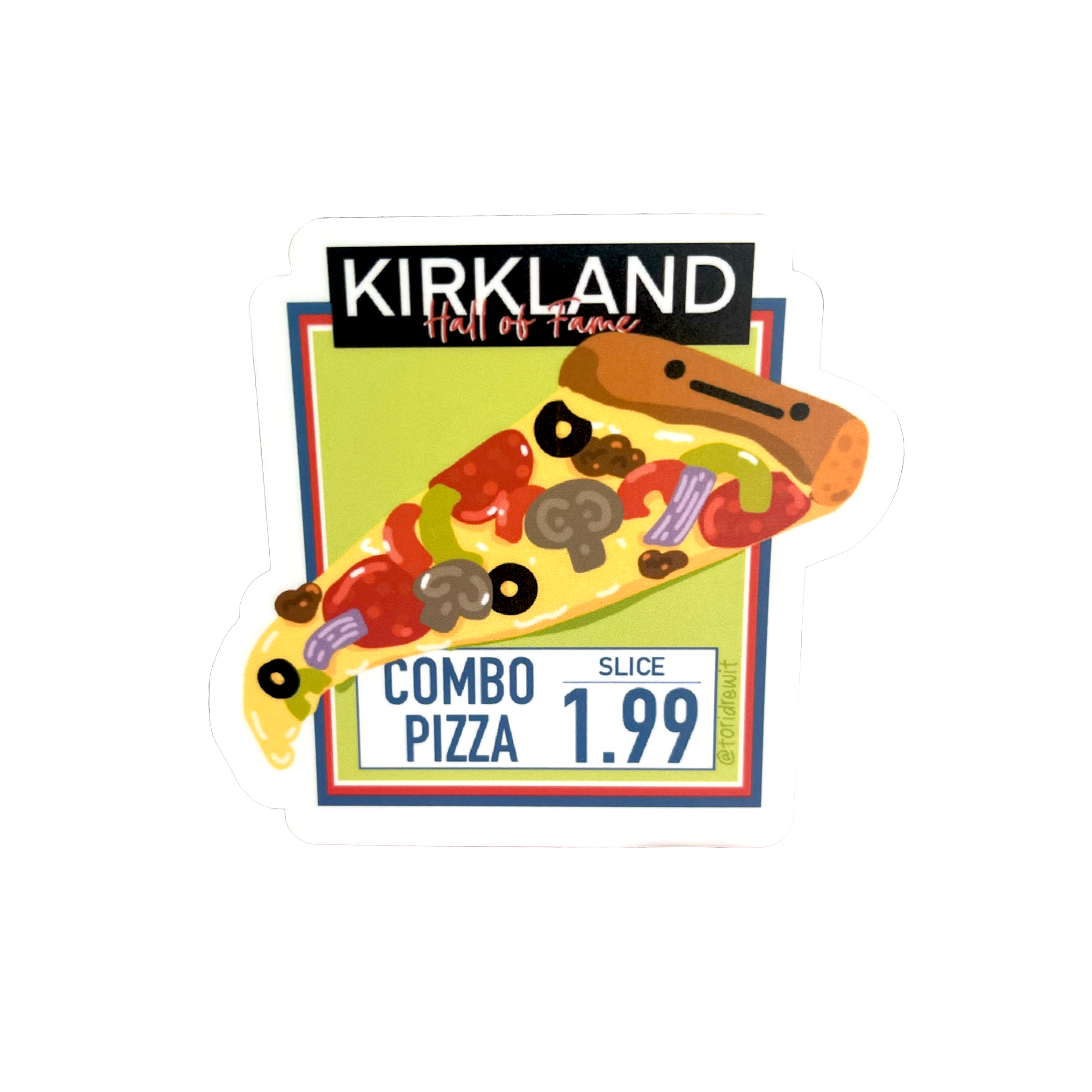 Costco Combo Pizza Sticker – Songbird Boutique